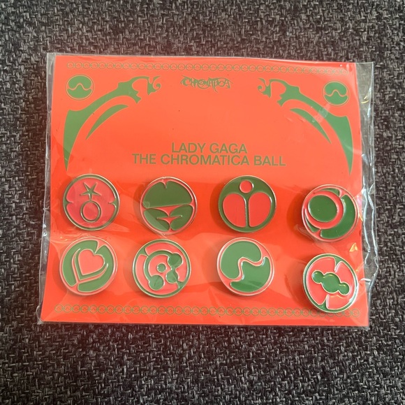 Lady Gaga | Accessories | Lady Gaga Chromatica Ball Vip Pin Set Nwt ...